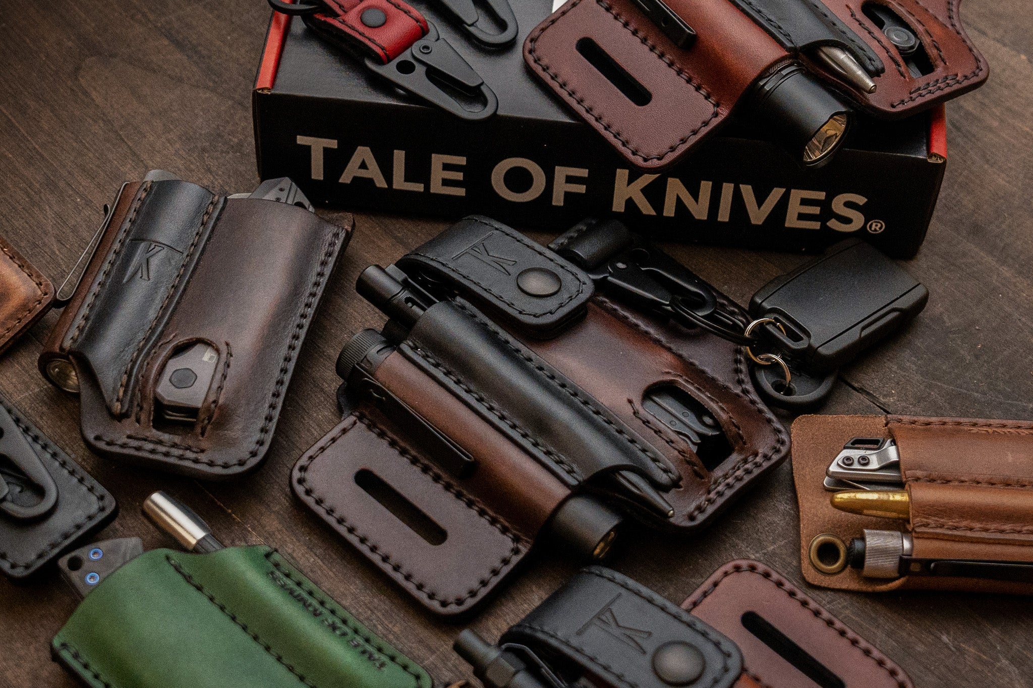 Handmade Leather EDC Gear for Tools, Flashlights, Multitools and more ...