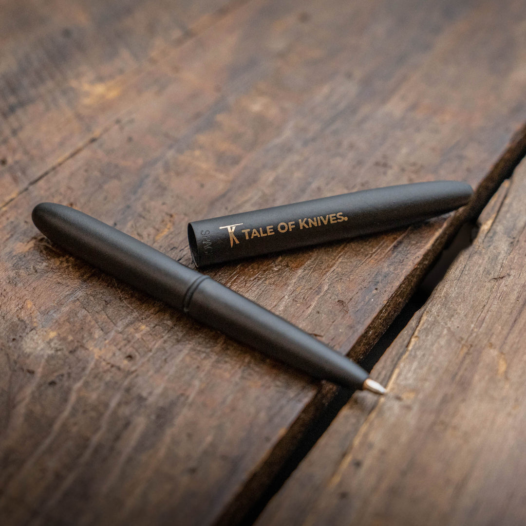 Fisher Bullet Space Pen with TOK Logo – Tale Of Knives