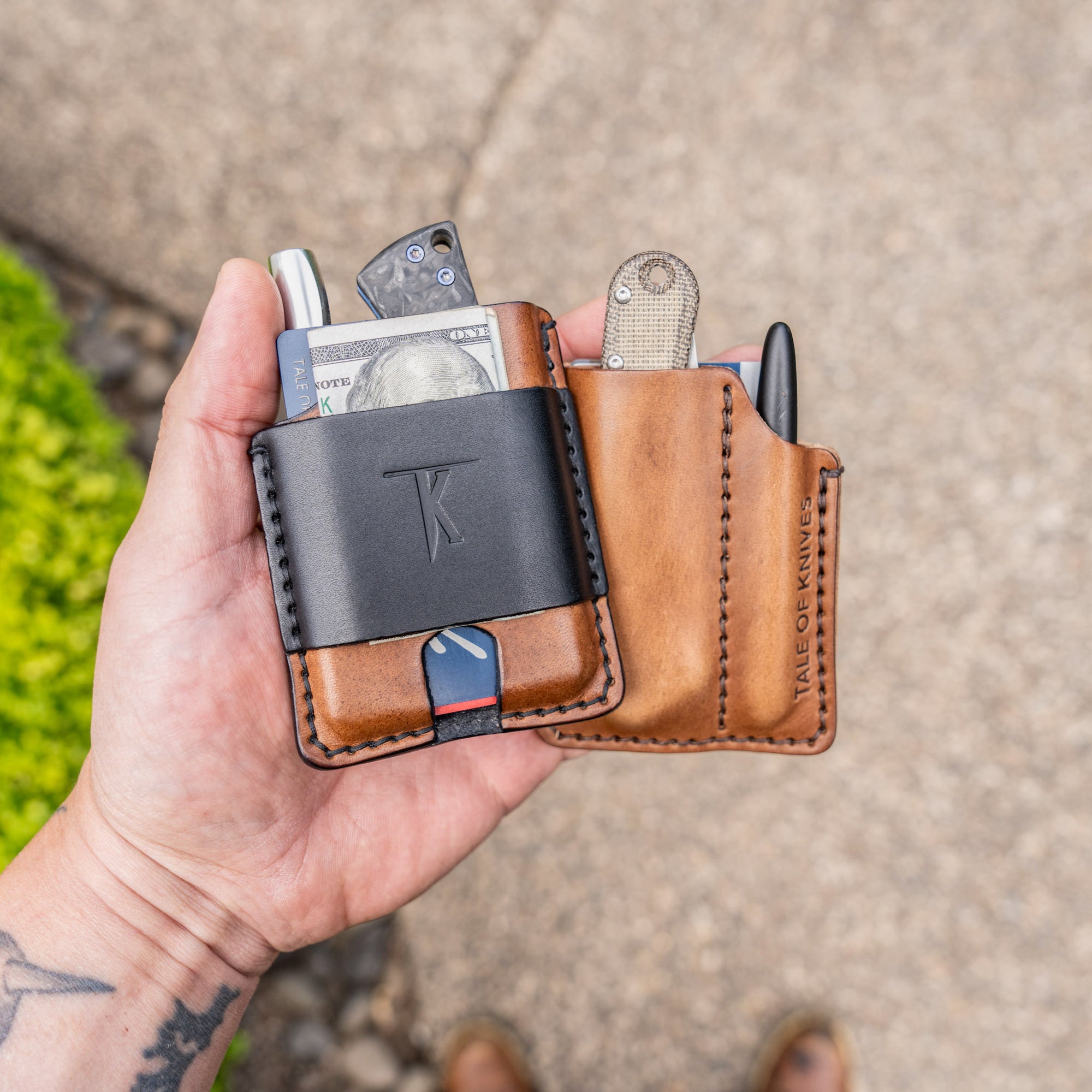 Handmade Leather EDC Gear for Tools, Flashlights, Multitools and more ...